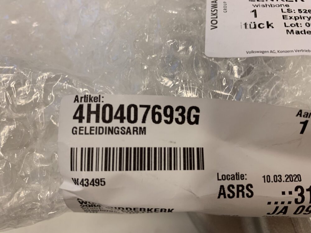 Control Arm 4H0407693G - Torque Trading